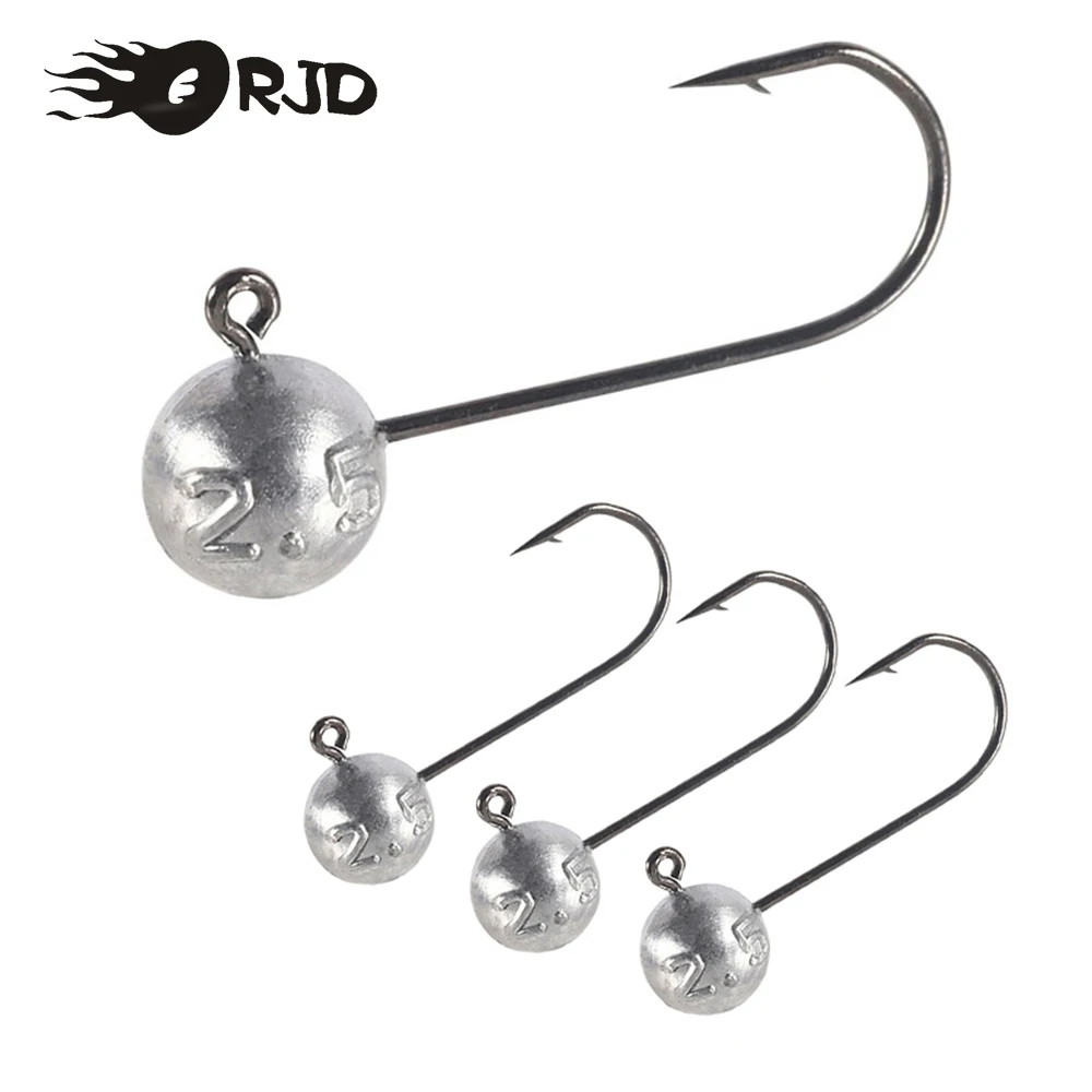 ORJD 10pcs Fishing Hooks 0.5g 1g 1.5g 2g 2.5g 3g 5g 7g 10gCrank Jig ...