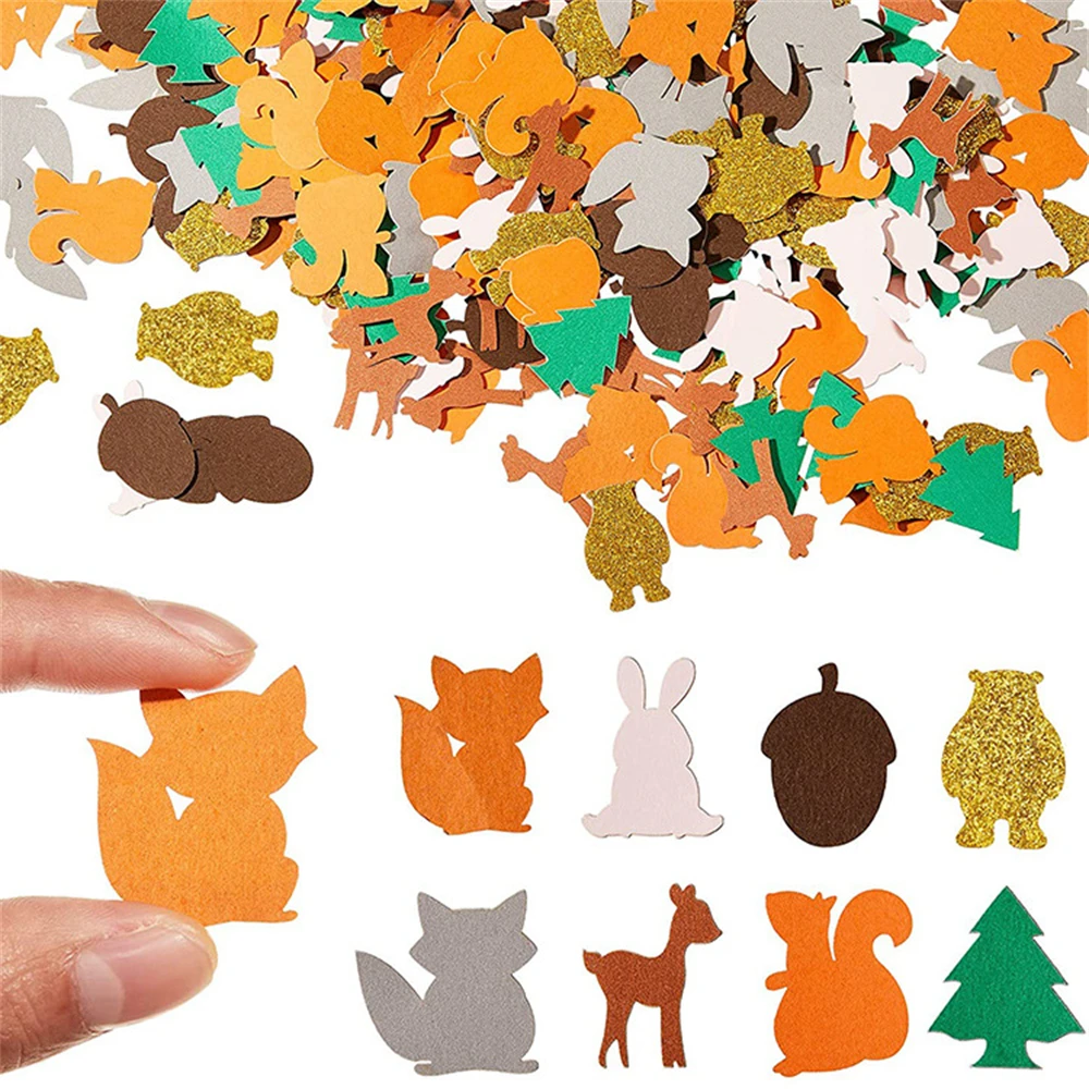 100Pcs-Colorful-Jungle-Safari-Animal-Confetti-Safari-Zoo-Baby-Shower ...
