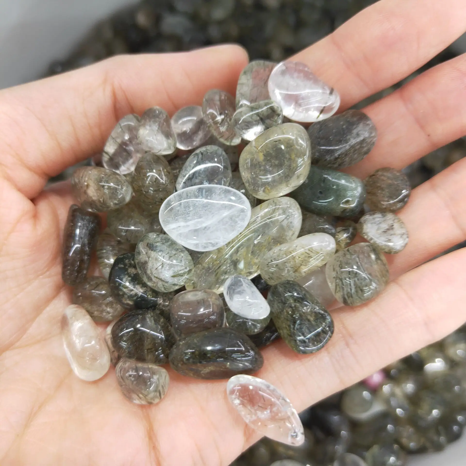 Green Quartz Tumbled