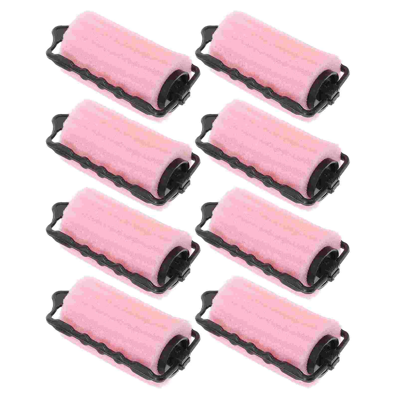 8-Pcs-Doesn-t-Hurt-Hair-Curlers-Self-Holding-Roller-Perm-Sponge-Rollers ...
