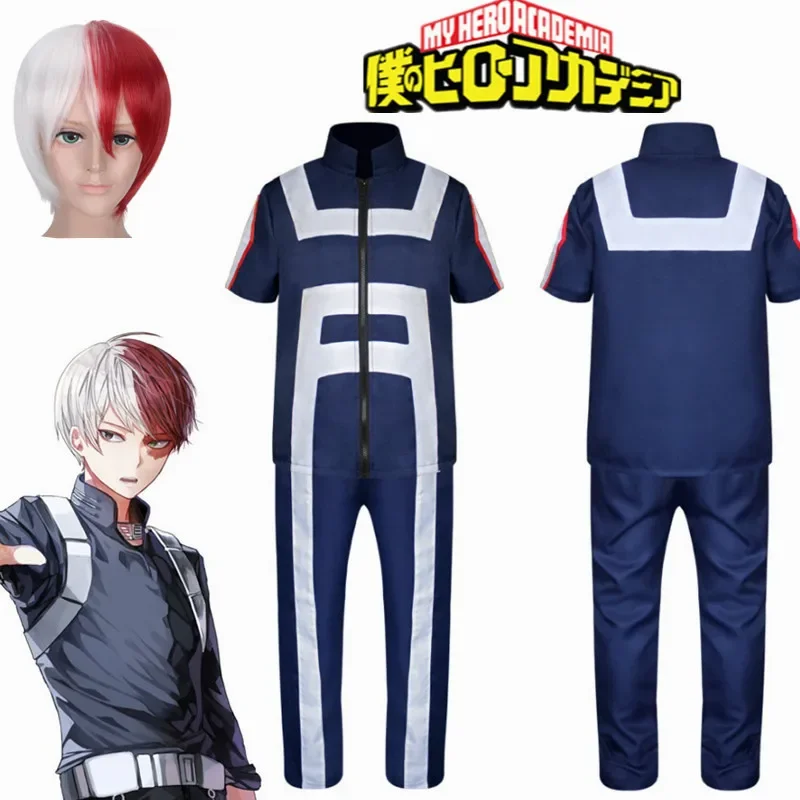 Todoroki-Shoto-Cosplay-Costume-Men-Women-School-Uniform-Gym-Suit-Tshirt ...