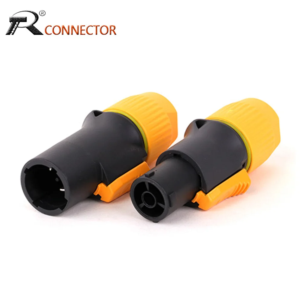 1pc-3Pins-Male-Powercon-Power-Supply-Plug-Industrial-Audio-LED-Large ...