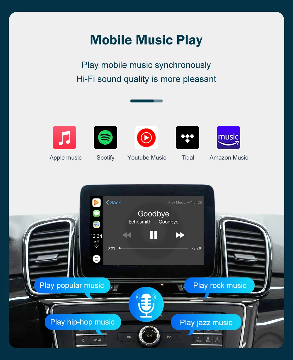 RoadTop Mercedes Benz GLE / GLS Wireless CarPlay & Android Auto – Road Top