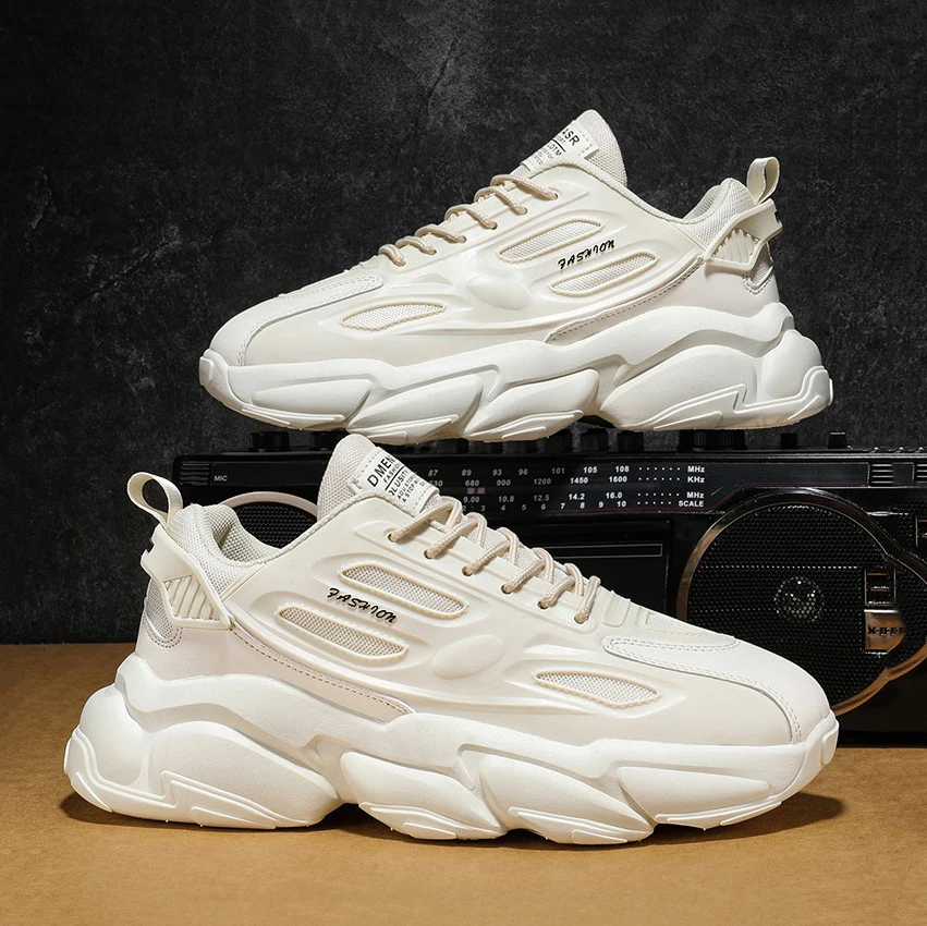 2024-Shoes-for-Men-Chunky-Sneakers-Height-Increasing-Lightweight-Dad ...