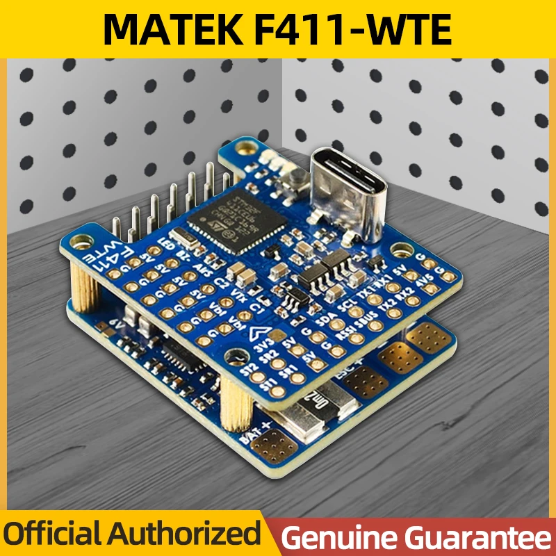 MATEK F411-WTE Flight Controller FC F411 WTE BMI270 Baro OSD Dual BEC 2 ...