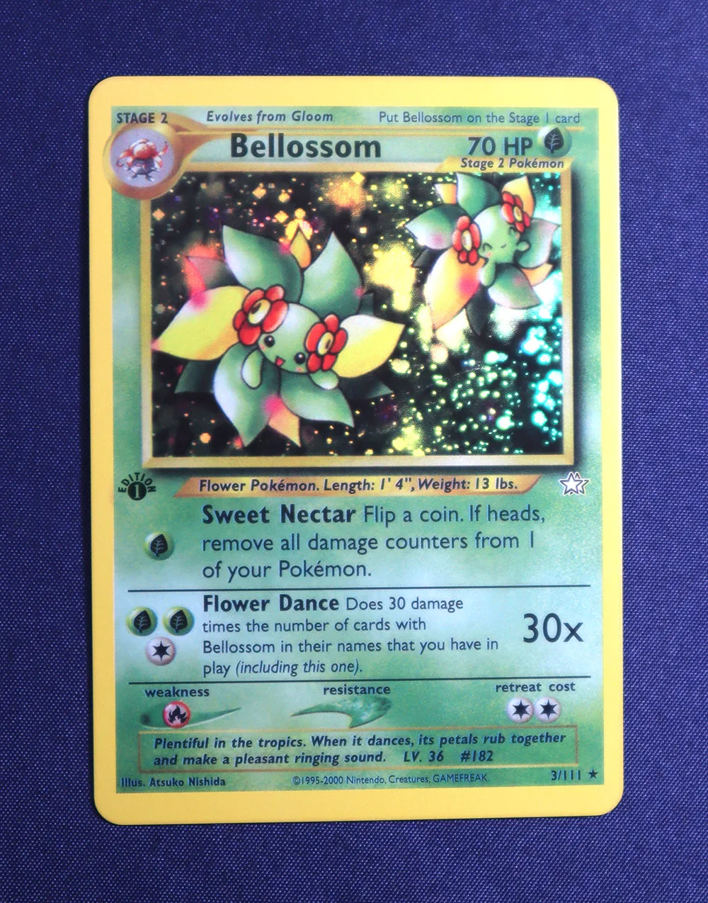 Pokemon Bellossom Card