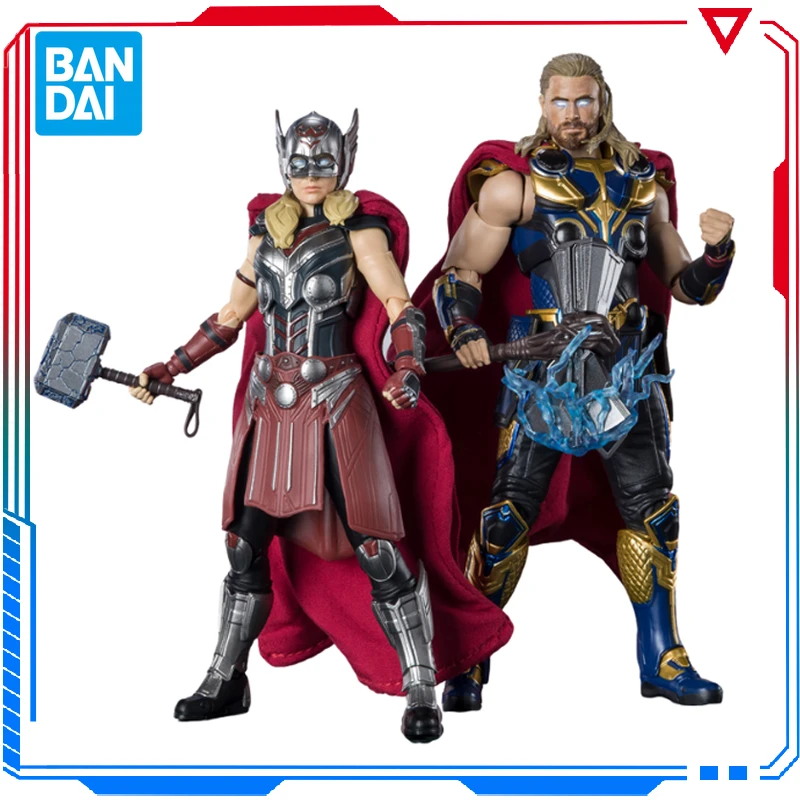 Genuine Bandai SHF Model Doll Jane Foster Thor Action Figure Anime ...