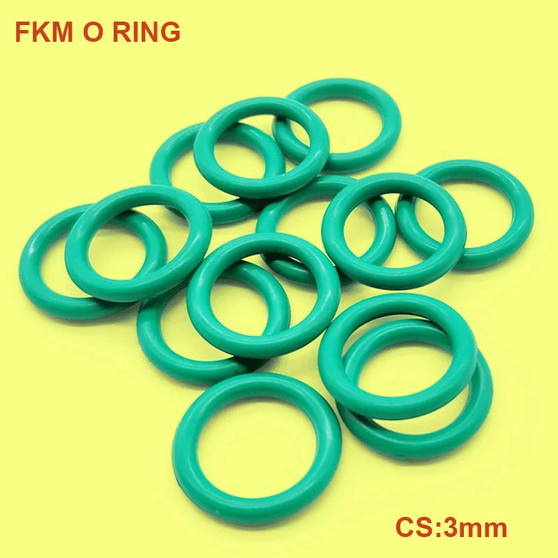 CS 3mm FKM O 링, 불소 고무 오일 시일 와셔 개스킷, 불소 고무 O 링 씰링 링|개스킷| - AliExpress