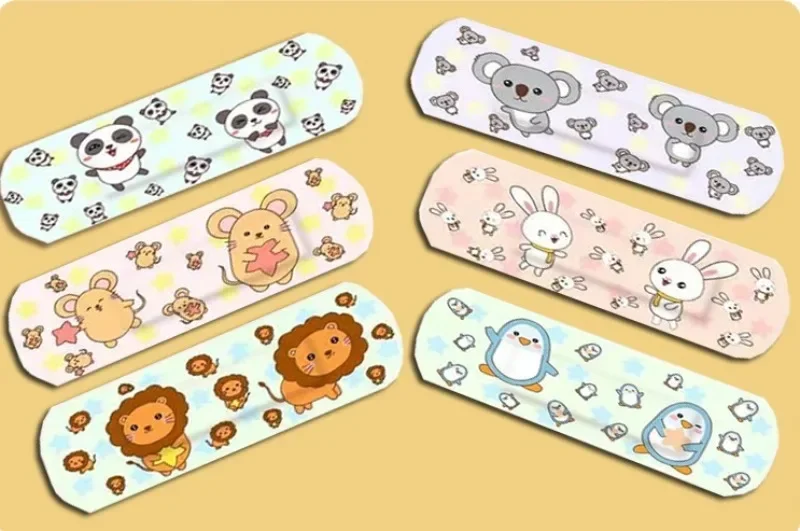 120Pcs/Set Cute Cartoon Band Aid Children's Plasters Waterproof Wound ...