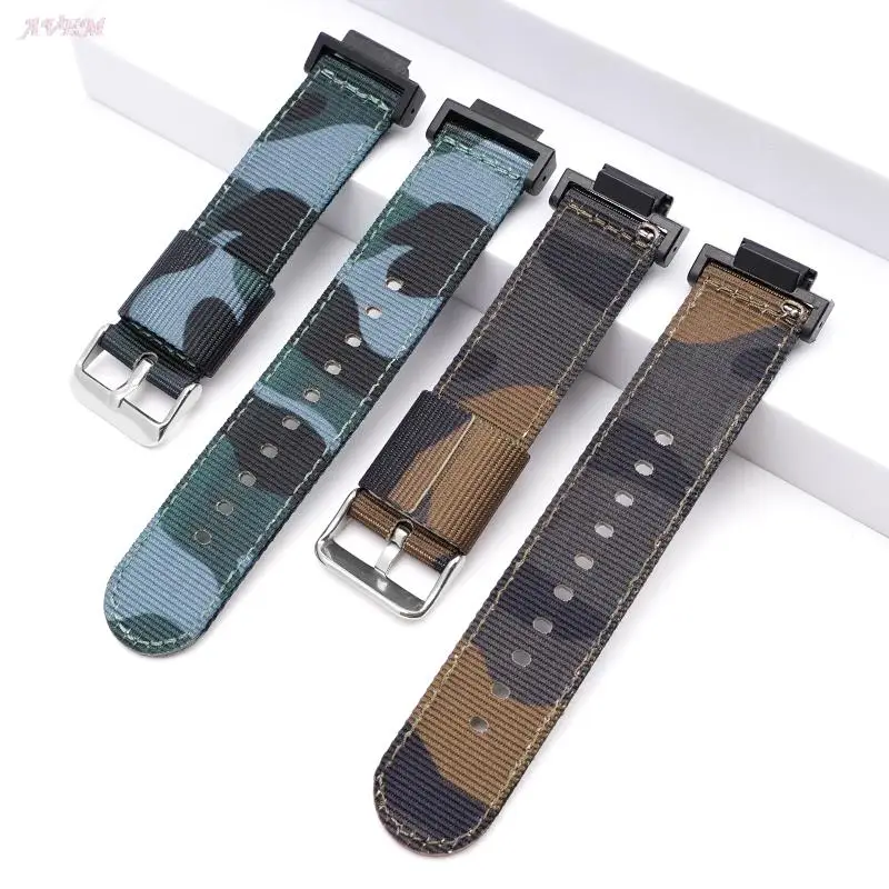 Camouflage Nylon Watchband For Casio GSHOCK GA-120 700 DW5600 GW-5610/ ...