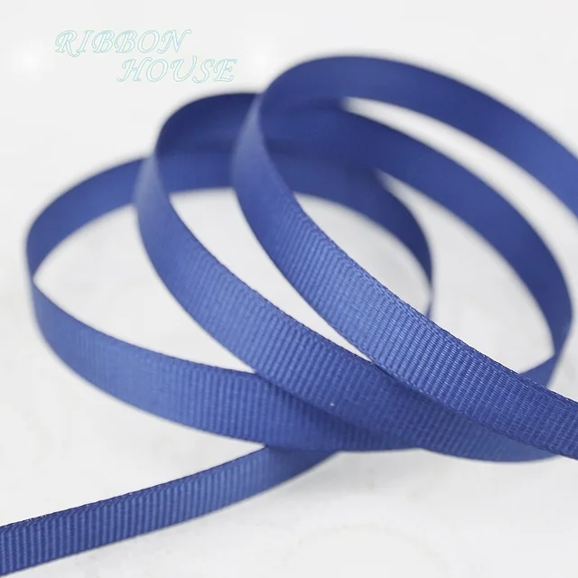 Cinta Lunares Grosgrain Cinta Azul Marino De 5/8 Pulgadas X 25 Yardas ...