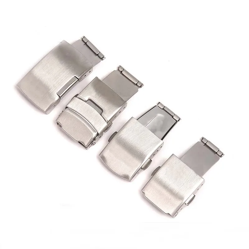 Watch Accessories Steel Strap Stainless Steel Watch Buckle Double ...
