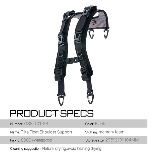 TILTA GSS-T01-SS Float Shoulder Support for DJI Ronin RS 2/RS3 pro ...