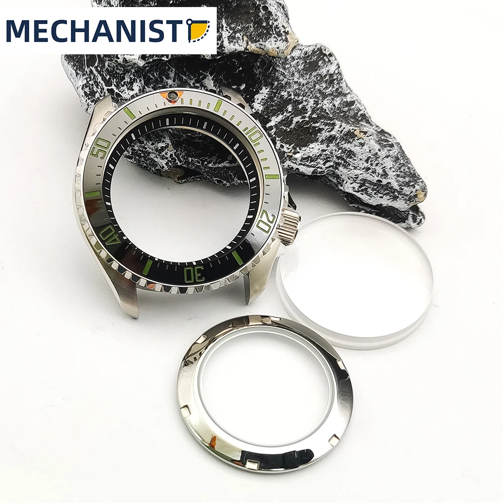 Transparent Back SKX Case with Matte Colored Ceramic Bezel, Double ...