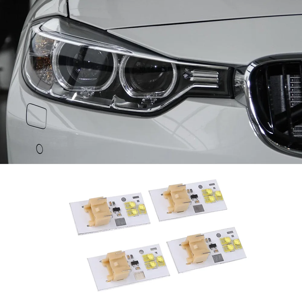 Bright White DRL Boards 63117398766 For 2012-2015 BMW F30 F31 F34 320i ...