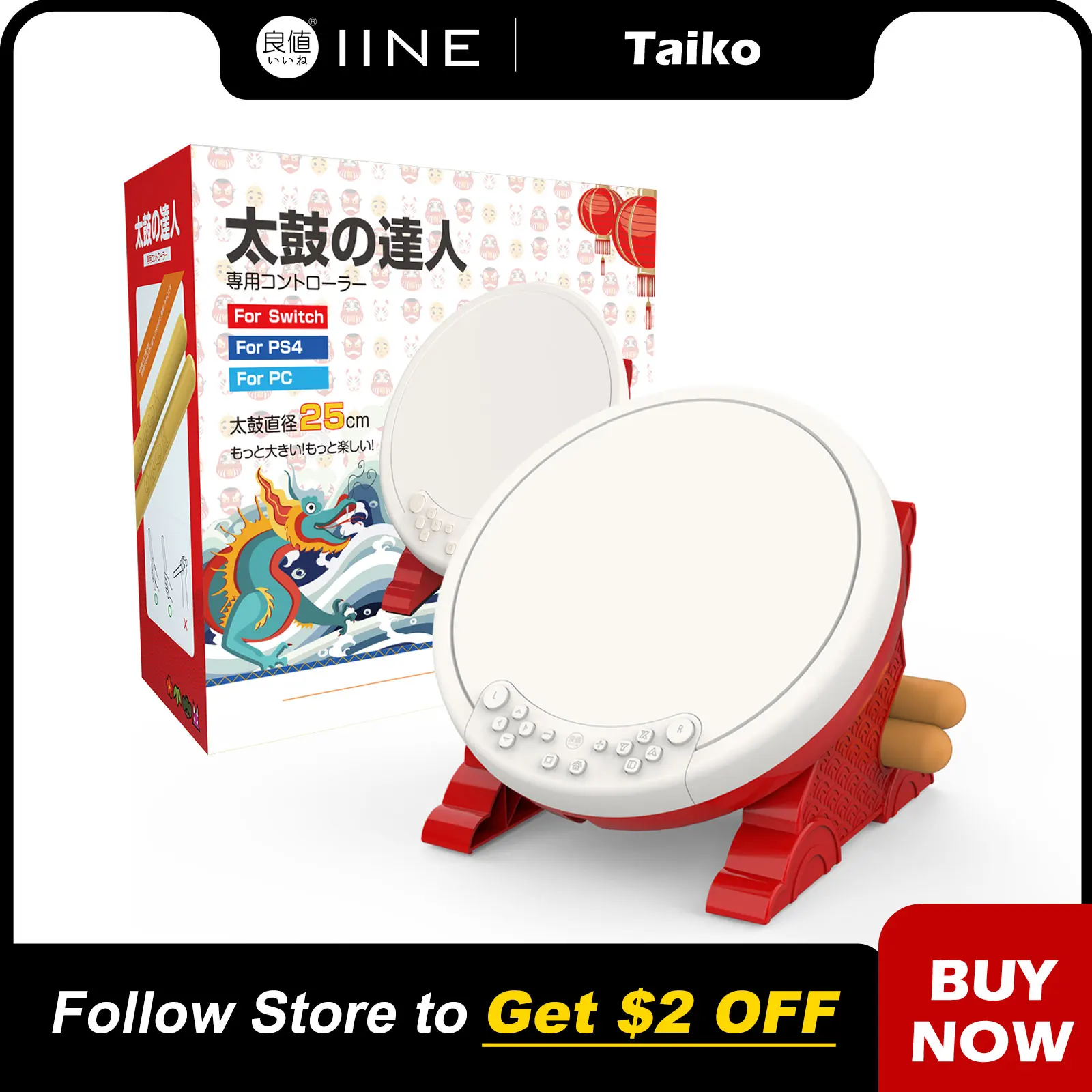 Taiko Drum Nintend Switch | Drum Game Nintendo Switch | Taiko Nintendo ...
