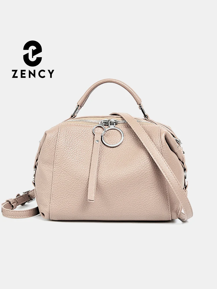 Zency Soft Genuine Leather Handbag Elegant Fashion Tassel Women ...