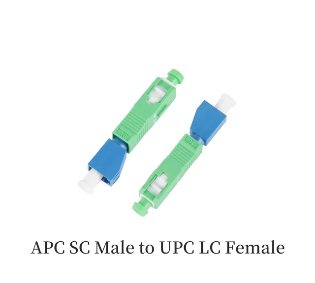 1Pcs optical fiber adapter APC/UPC FC/LC/SC/ST Male/Female to UPC LC/SC/FC/ST Female Single-mode ...