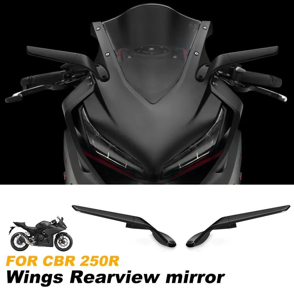 For Honda CBR250R 2011-2020 Stealth Mirror Winglet Rearview Side ...