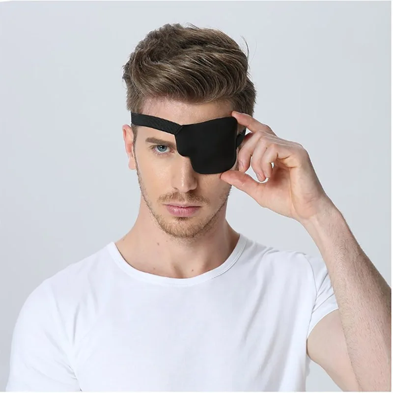 1PCS-Black-Single-Eye-Patch-Adjustable-3D-Foam-Groove-Eyeshades-For ...