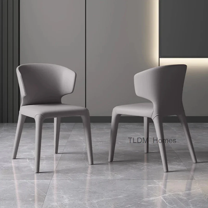 Baroque-Grey-Dining-Chairs-Leather-High-Arm-Japanese-Clear-Vip-Chairs ...