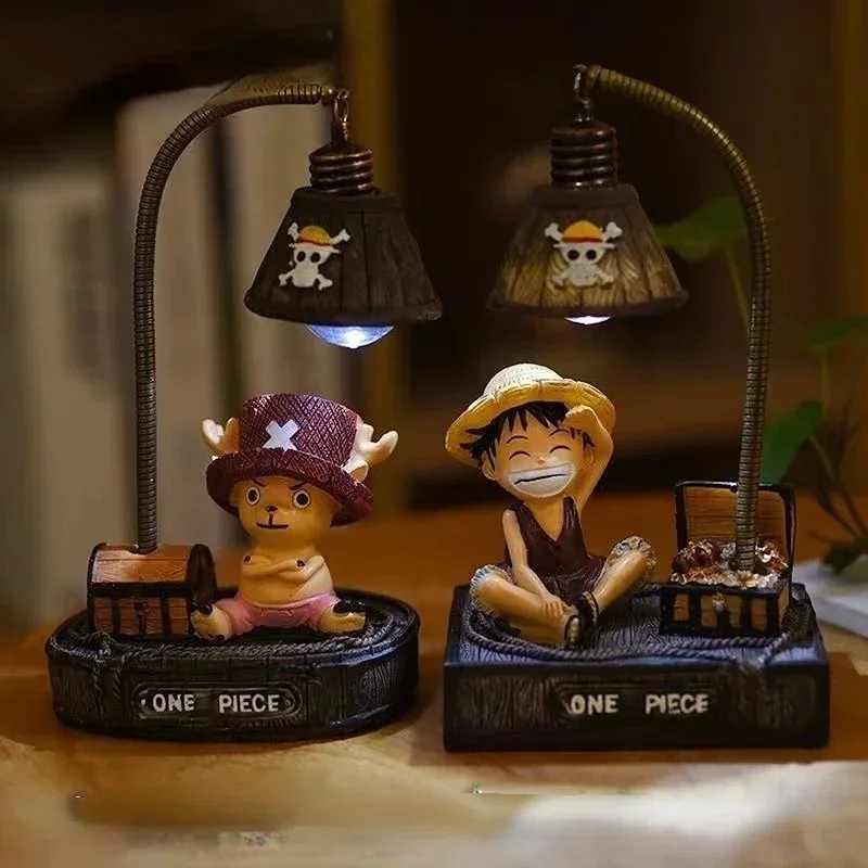 One Piece Luffy 3D LED Night Light, Anime Desk Lamp for Study Office ...