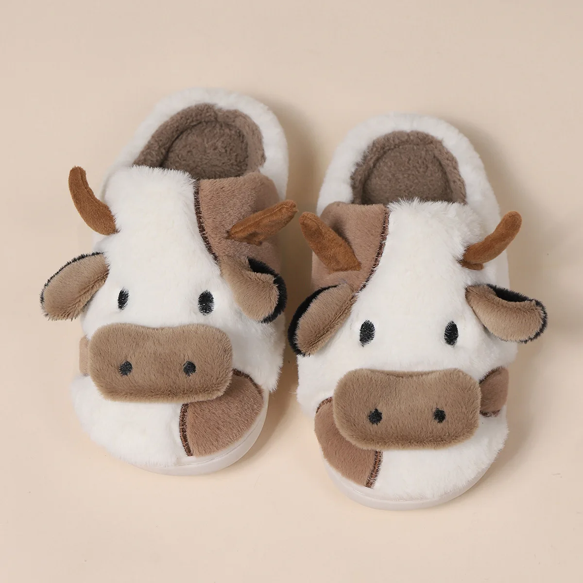 Shevalues-Cute-Plush-Cotton-Slippers-For-Women-Winter-Warm-Cozy-Furry ...