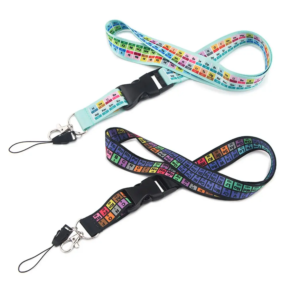 Tag-Holder-Webbings-Ribbon-Phone-Hang-Rope-Chemistry-Periodic-Lanyards ...