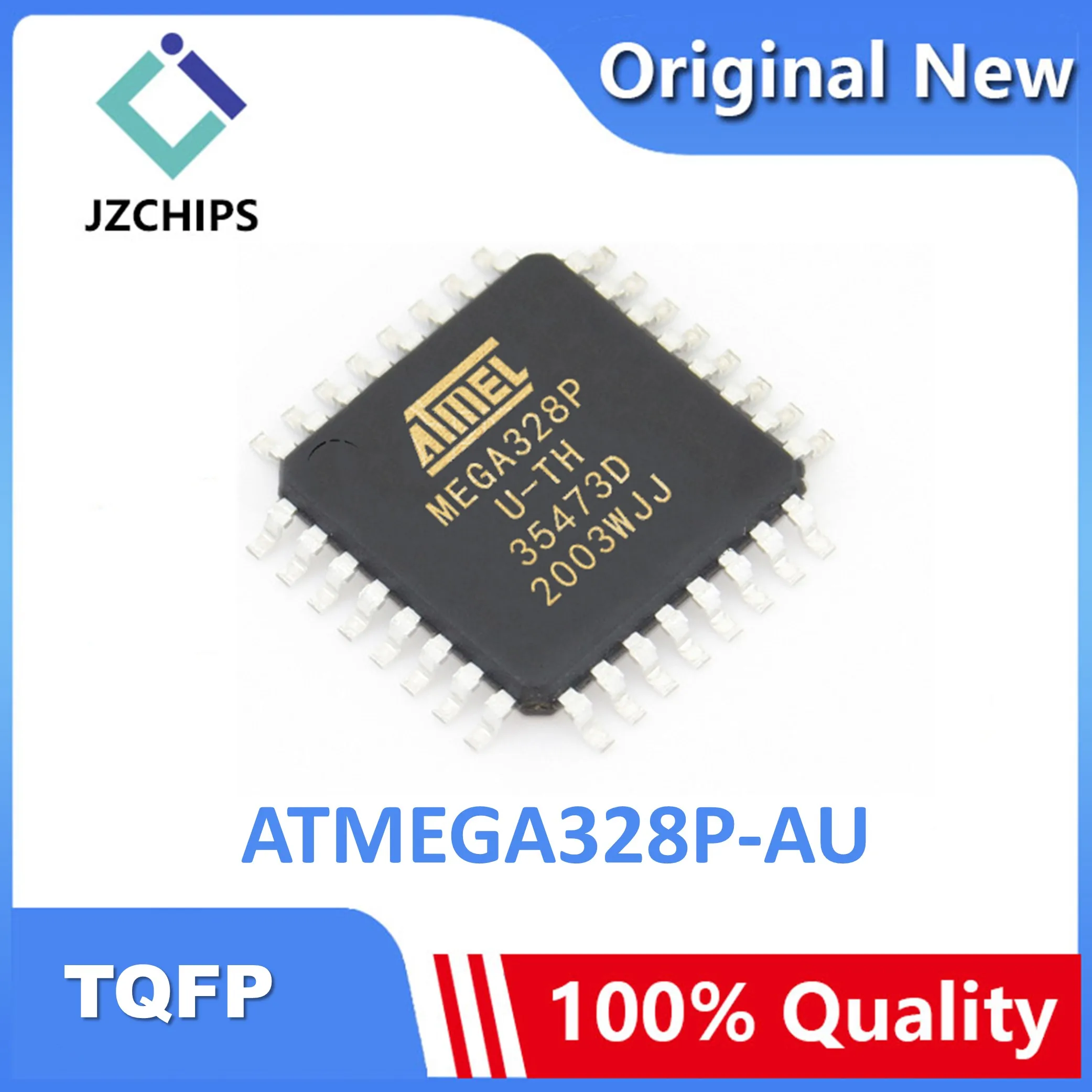 ATMEGA328P AU Original, chip IC, microcontrolador, ATMEGA328P, SMD, TQFP32, nuevo, 100% ...