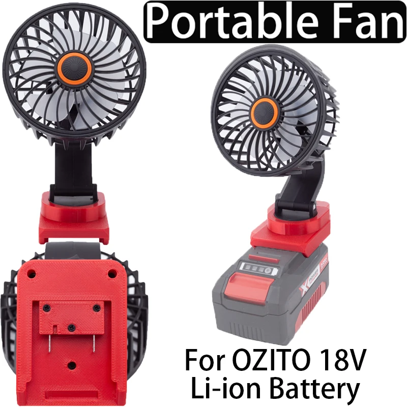 Portable-Tool-Fan-for-Einhell-X-Change-OZITO-18V-Li-Ion-Battery-Adapter ...