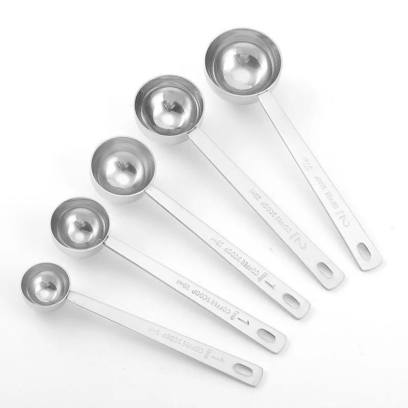 5-10-15-20-30ml-Long-Handle-Stainless-Steel-Measuring-Spoon-Scale ...