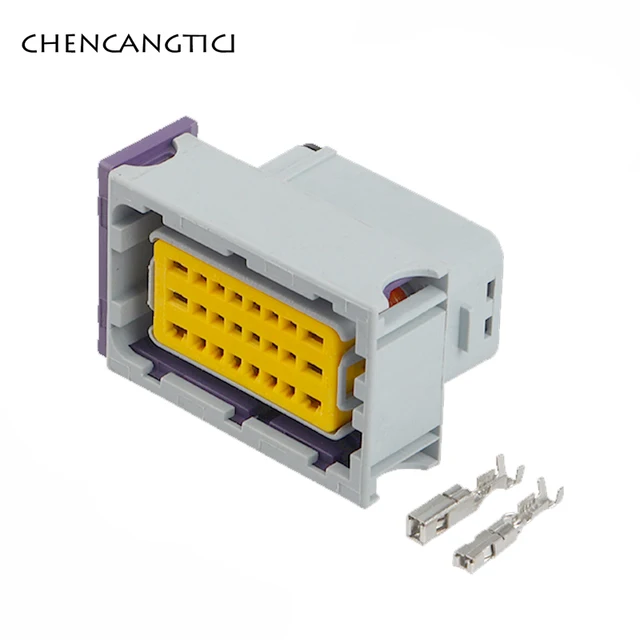 24 Pin Way Automotive ECU Aluminum PCB Box Enclosure With Mating Male ...