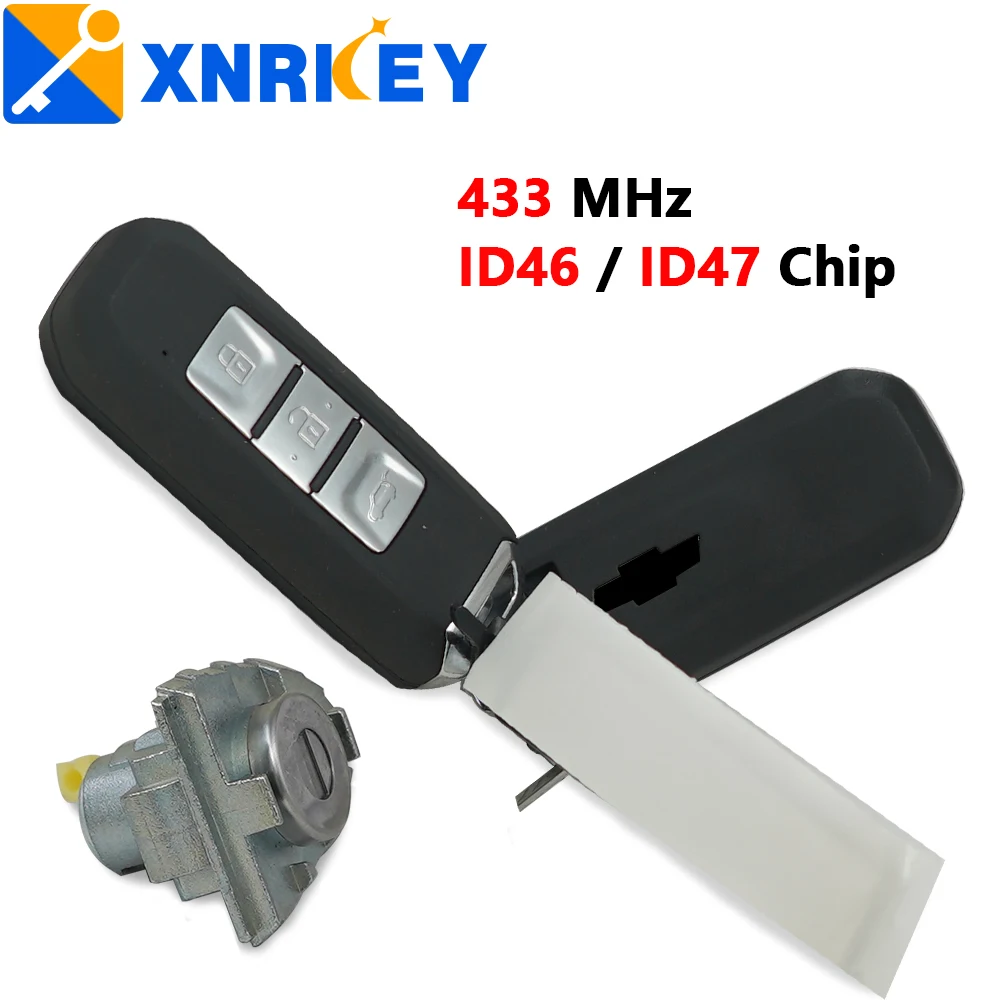 XNRKEY-Smart-Remote-Car-Key-ID46-ID47Chip-433Mhz-for-Chevrolet-Captiva ...