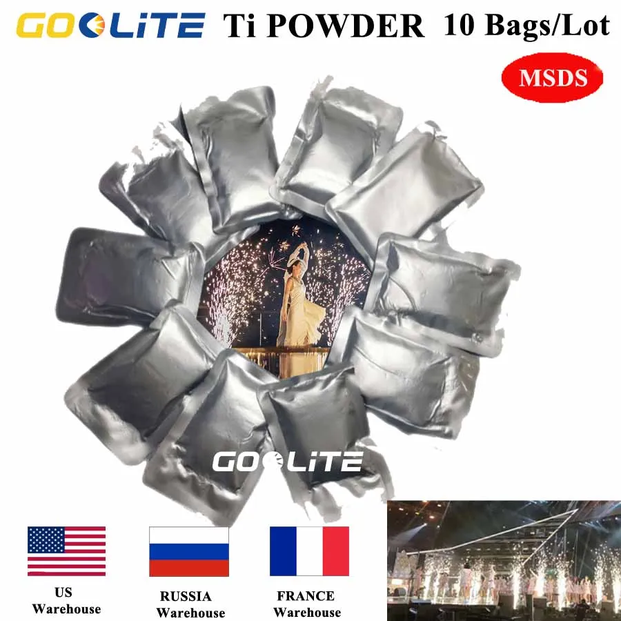 10 bags Ti Powder for Stage Cold Spark Fountain Machine MSDS ...