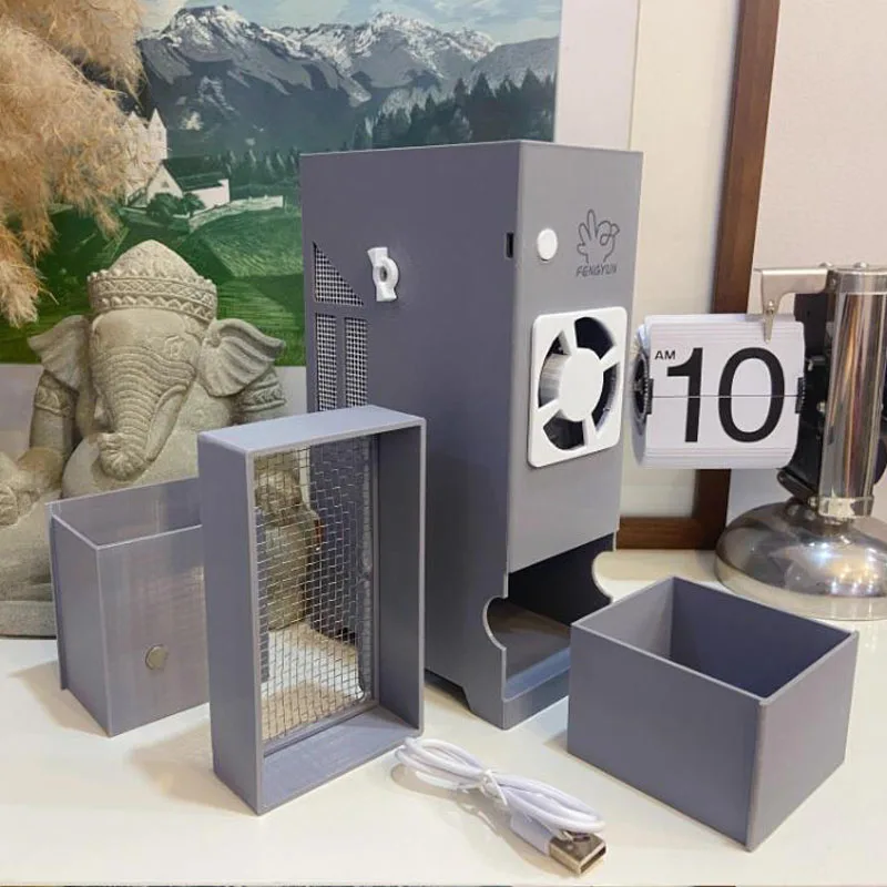 Portable-bird-food-blower-grain-blaster-wind-sheller-household ...