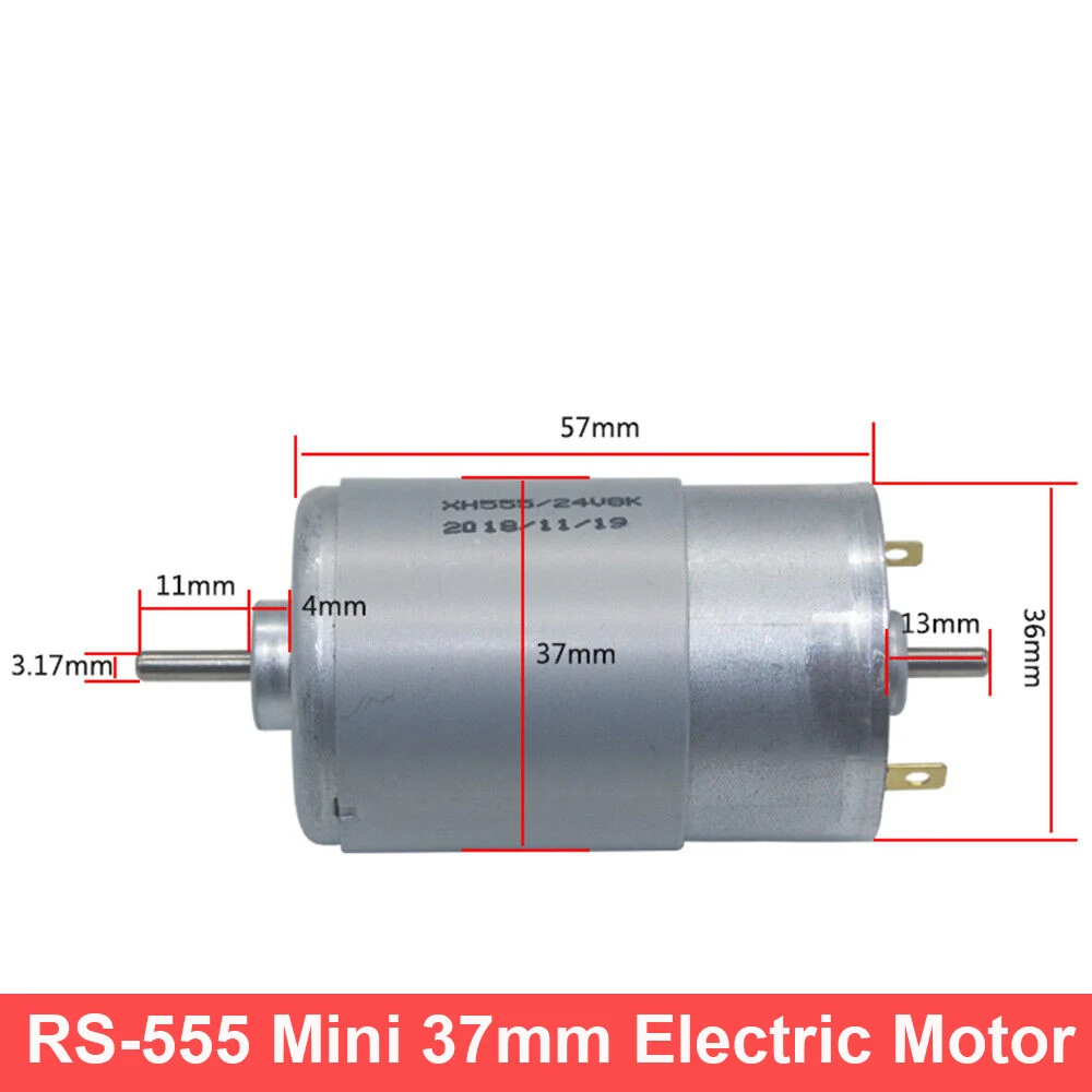 RS-555-Micro-37mm-Electric-Motor-12V-24V-8000RPM-Low-Speed-Mini-DC ...