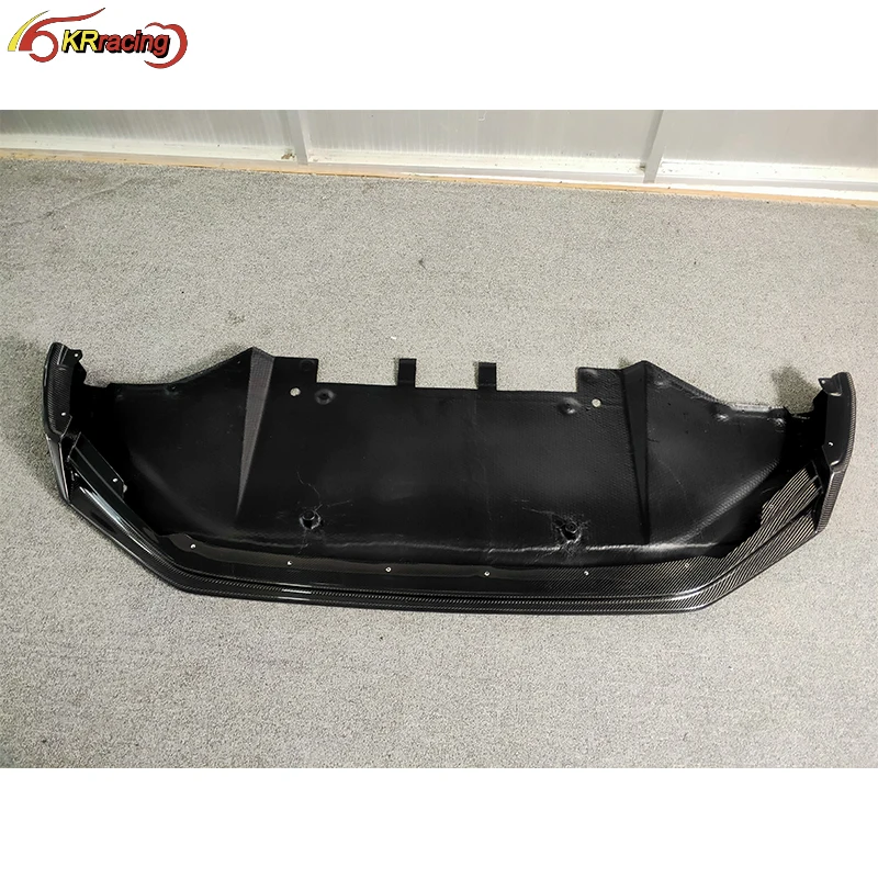 BLITZ-AEROSPEED-Style-Carbon-Fiber-Car-Front-Bumper-Lip-Front-Diffuser ...