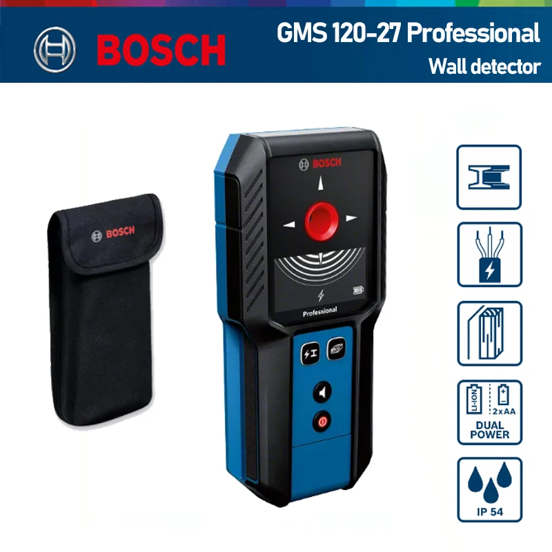 BOSCH-GMS-120-27-Professional-Wall-Detector-Multifunction-LCD-Display ...