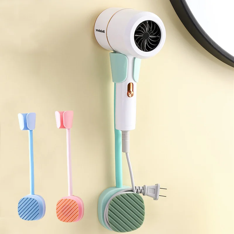 Hair Dryer Bracket Home No Hands Hair Dryer Free of Punch Wall Bracket ...