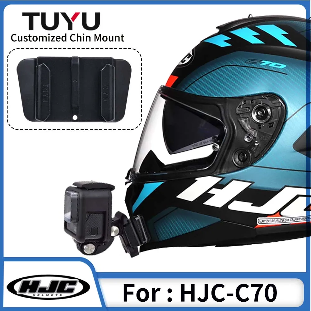 HJC C70 Custom Aluminium Alloy Helmet Chin Mount for GoPro13 12 11 ...