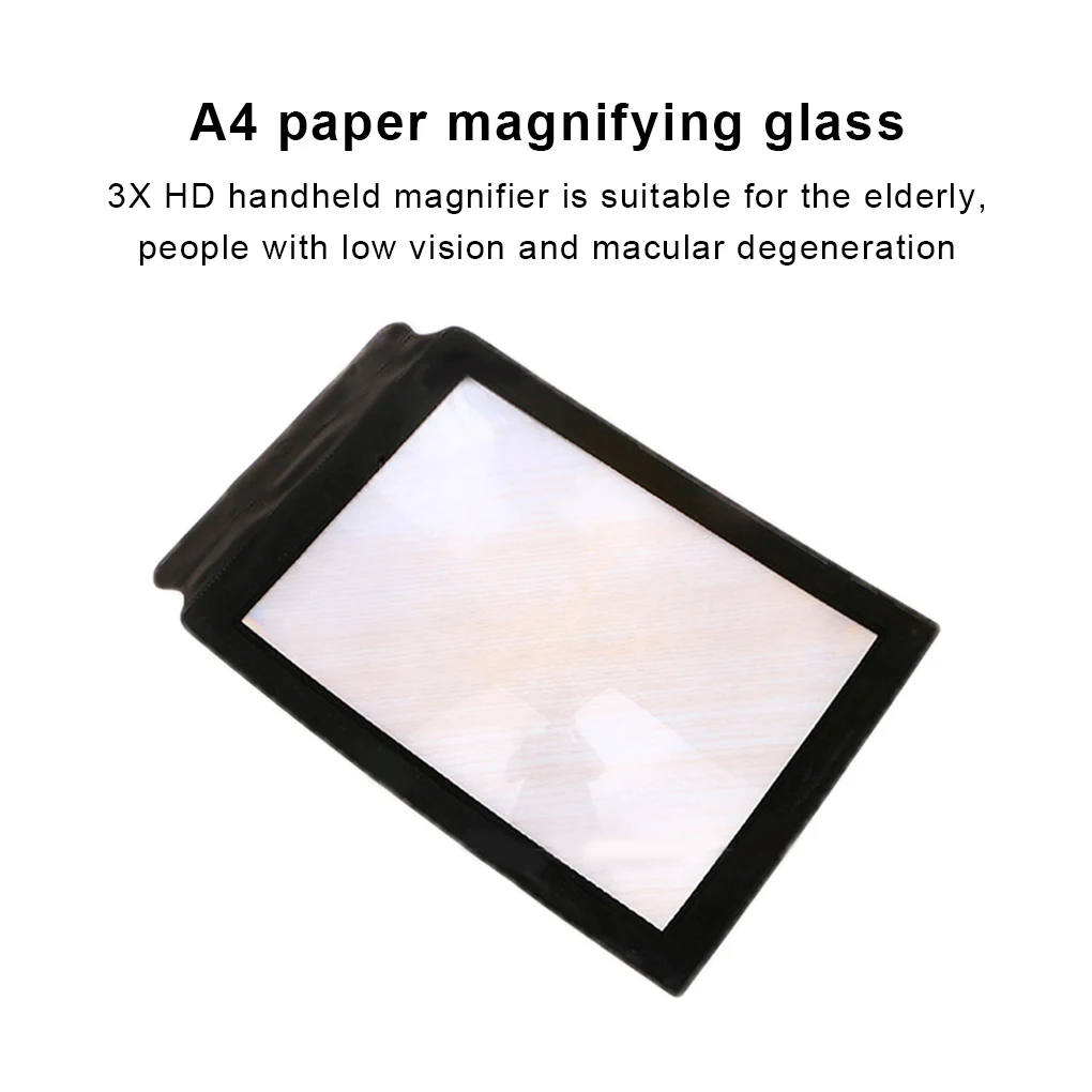 3X-Magnifier-Sheet-With-Scale-Ultra-thin-Reading-Glass-Fresnel-Lens-PVC ...