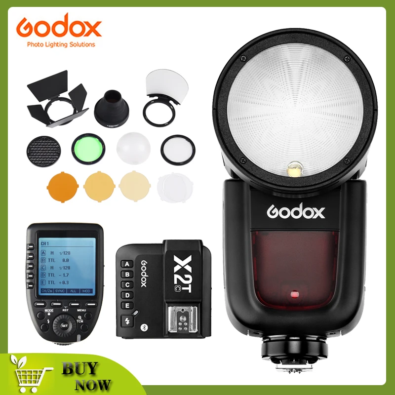 Godox-V1-V1C-V1N-V1S-V1F-V1O-V1P-TTL-HSS-1-8000s-Speedlite-Flash-with ...
