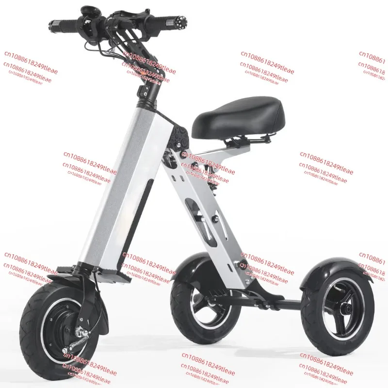 Foldable E-Trike - Ultra Lightweight Portable Mini Electric Tricycle w ...