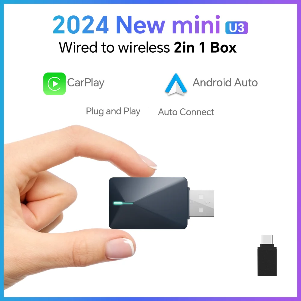 New-Mini-U3-smart-box-For-Kia-wireless-carplay-Android-Auto-plug-and ...