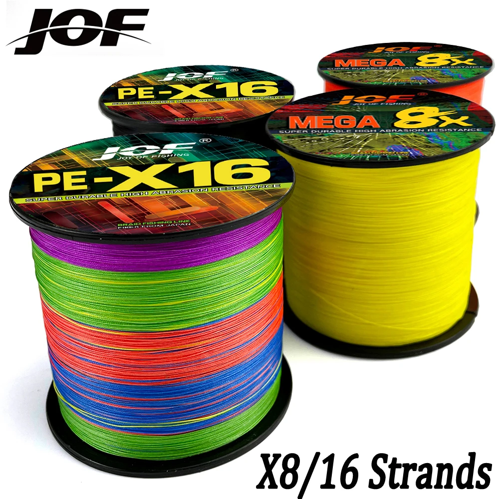 JOF-500M-300M-8-16-Strands-Upgraded-Braided-Fishing-Line-X8-16-tresse ...