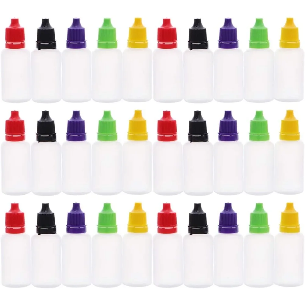 100PCS 3/5/10/15/20/30/50ml Wholesale Eye Drop Refillable Bottle with ...
