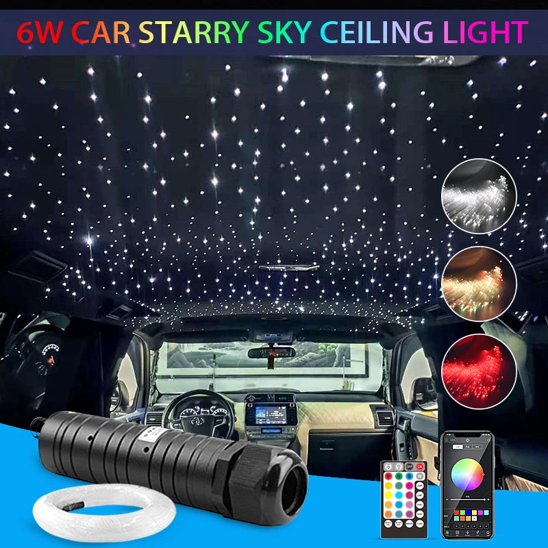 6W Auto Sterrenhemel Licht Led Auto Interieur Decoratie Accessoires ...