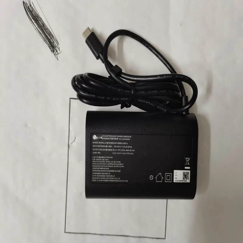 OEM 20V 3.25A 65W USB-C ADT-65DSU-D03-2 EAY65895911 AC Adapter For LG gram 15Z90Q-P.ADB9U1 ADT ...
