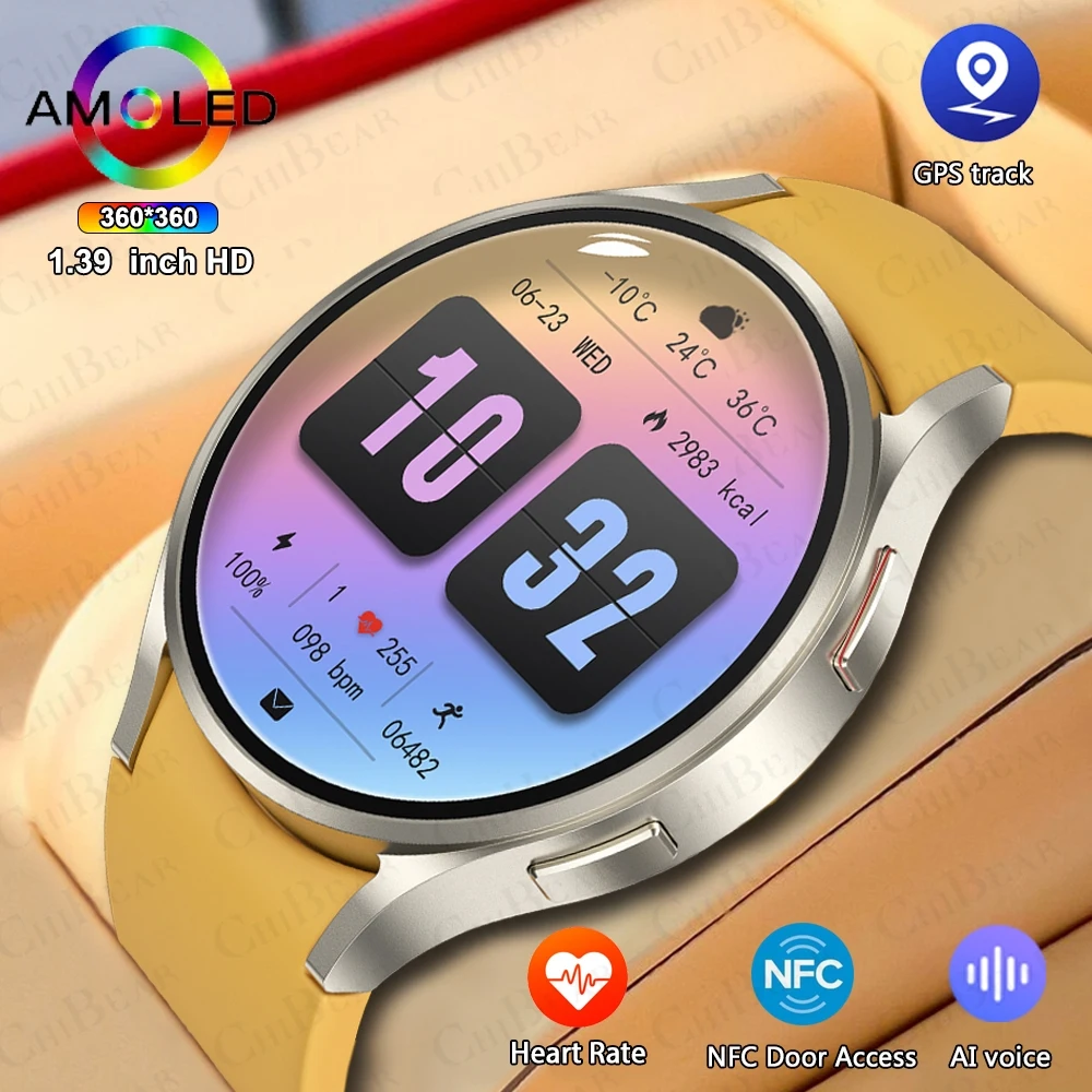 New-Samsung-Galaxy-Watch-6-Classic-Smartwatch-Women-AMOLED-HD-Watch-Men ...