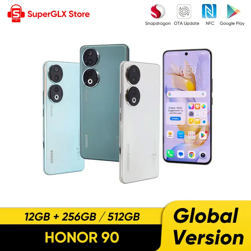 HONOR-smartphone-90-5G-versi-n-Global-pantalla-OLED-de-6-7-pulgadas-Gen ...